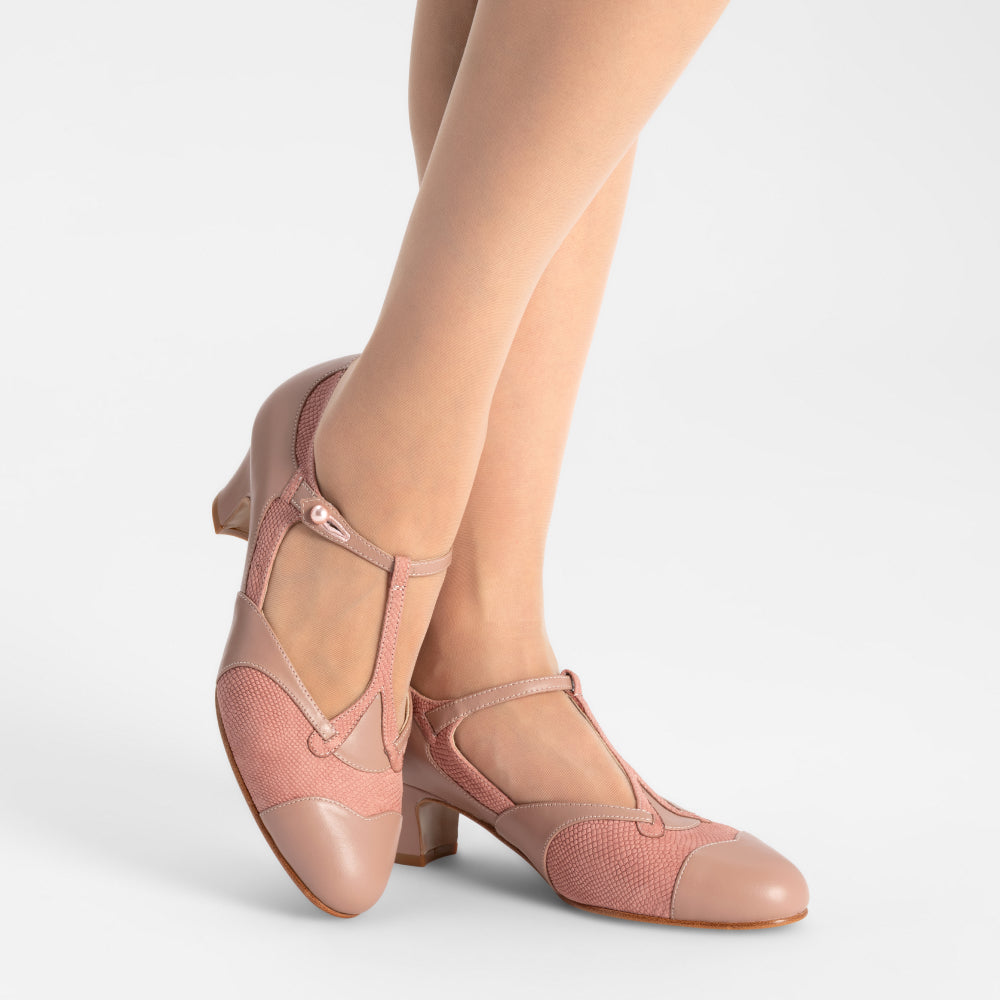 Doris 1920s Pumps (Blush Pink) – American Duchess - Europe