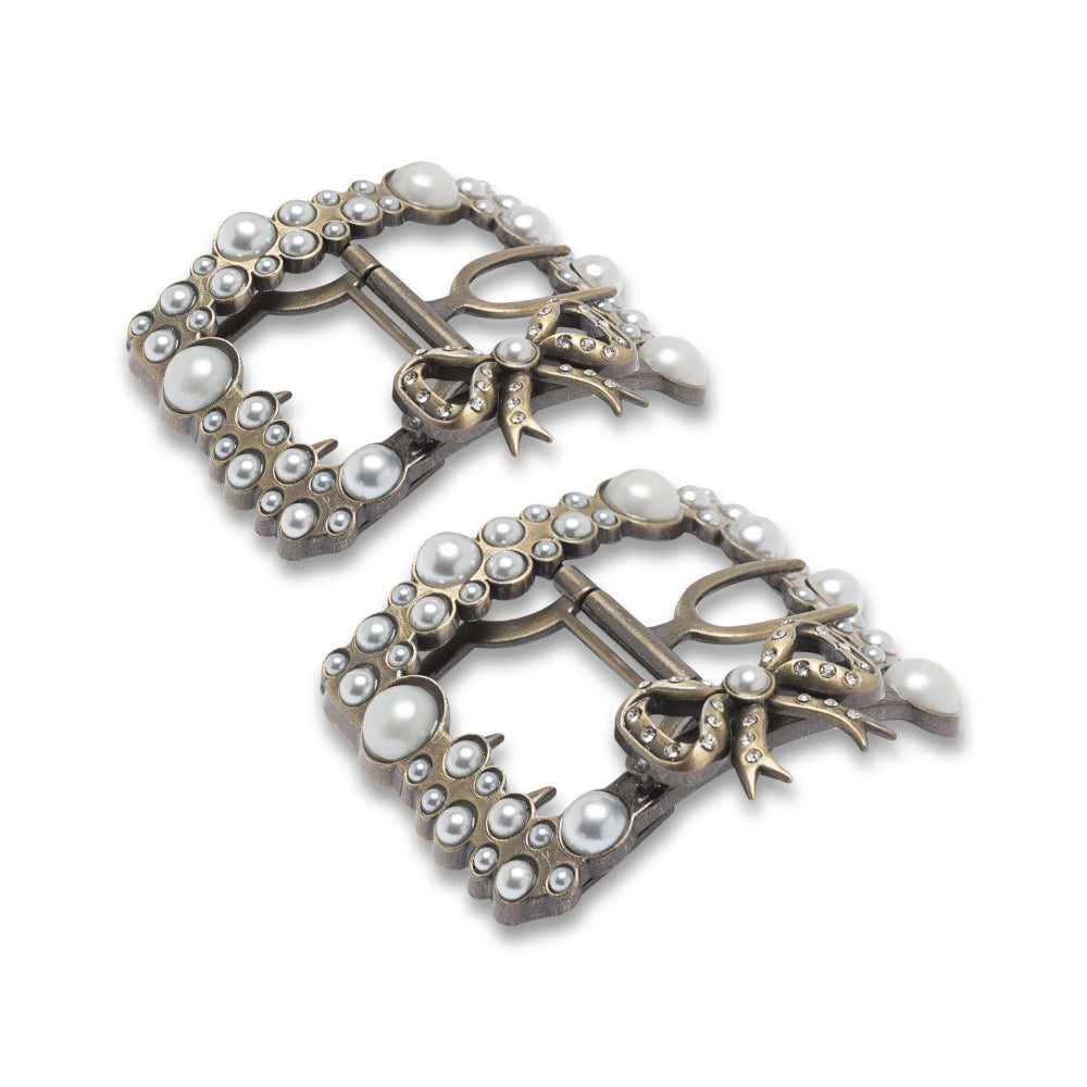 PRE-ORDER Pearl Buckles (Antique Gold) – American Duchess - Europe